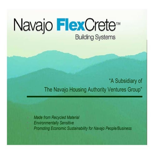Phoenix Navajo Flex Crete Presentation | PDF