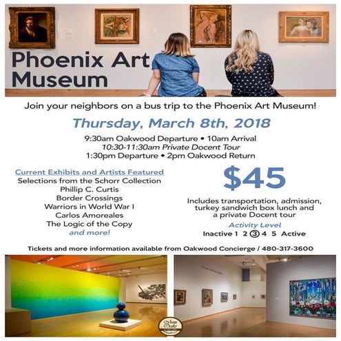 Phoenix Art Museum Flyer | PDF
