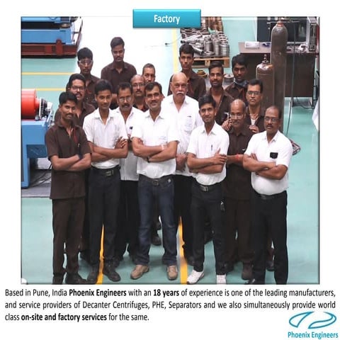 DECANTER CENTRIFUGES AND GEARBOX By Phoenix Engineers | PDF