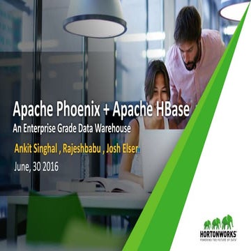 Apache Phoenix: Use Cases and New Features