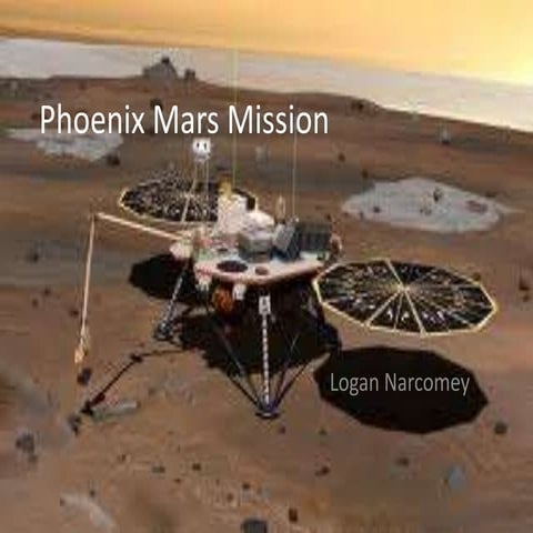 Phoenix mars mission | PPTX