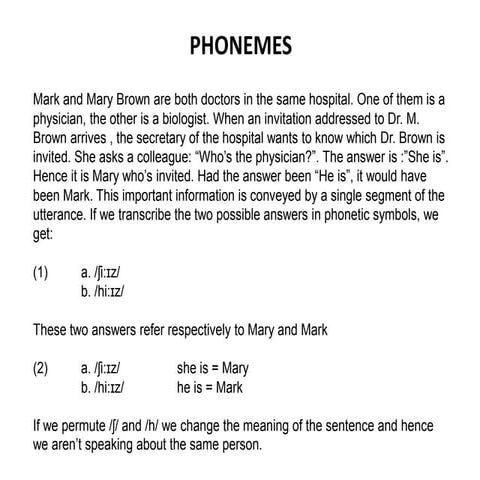 7.1 speech and phonology - natural classes | PPTX
