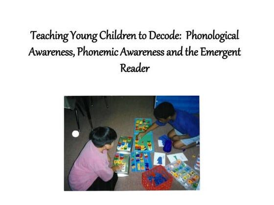 Phonemic awareness | PPT
