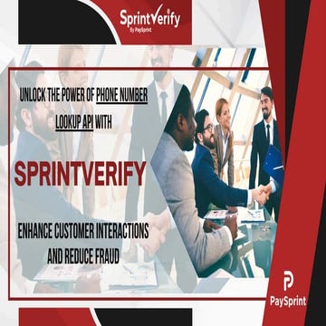 Phone Number Lookup API by SprintVerify.pdf