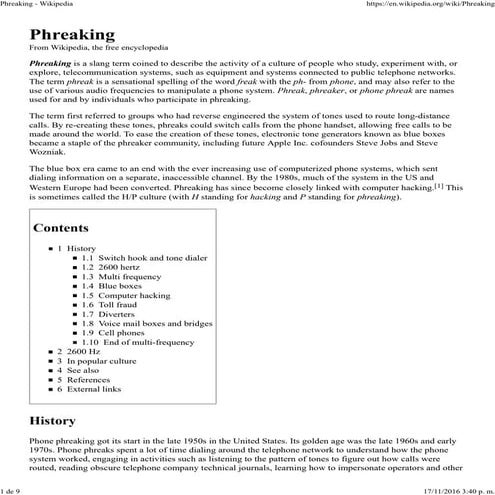 Phone phreaking | PDF