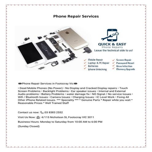 Phone repair services | PDF