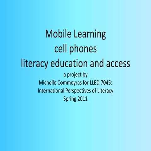Phones for literacy all | PPTX
