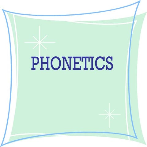 Phonetics | PPT