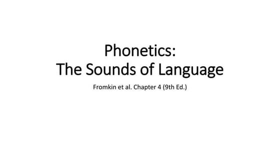 Release and unreleased plosives - phonetics | PPTX