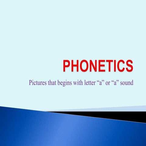 Phonetics for beginners | PPT