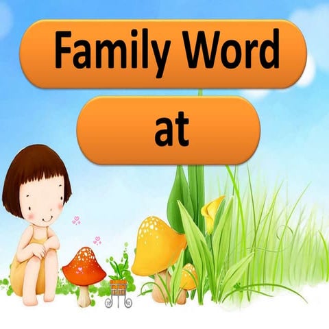 Phonics ... family word at w th | PPTX