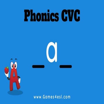 Phonics-CVC-Letter-A-Word-Family-ap.pptx