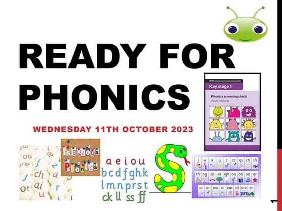 Phonics workshop | PPT