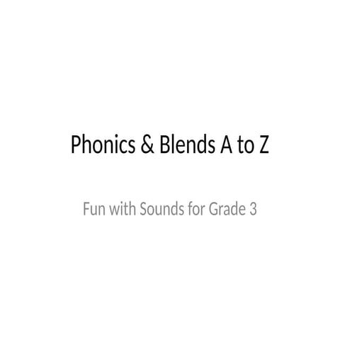 Phonics_Blends_Placeholders.pptx for kindergarten | PPTX