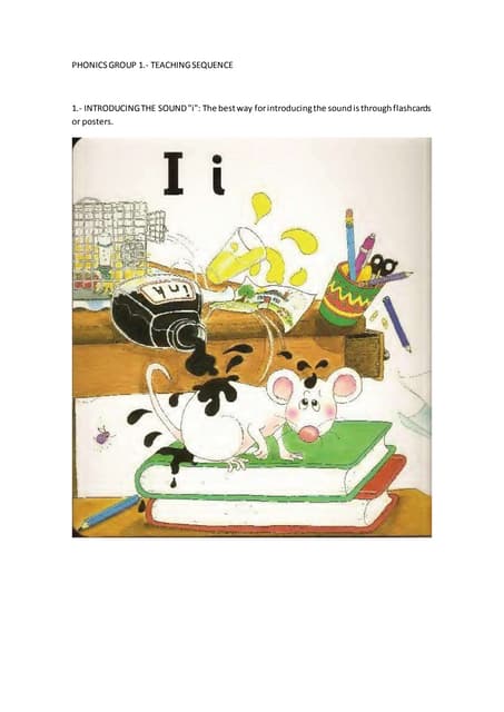 Phonics group 1. sound a | PDF