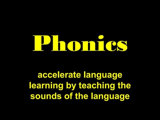 French Phonics | PPT