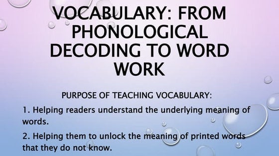 Phonological awareness | PPT
