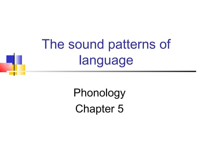 Minimal pairs and minimal sets in Phonology | PPTX