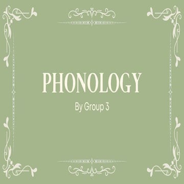 Exploring Universal Grammar and Phonological Systems in English and ...