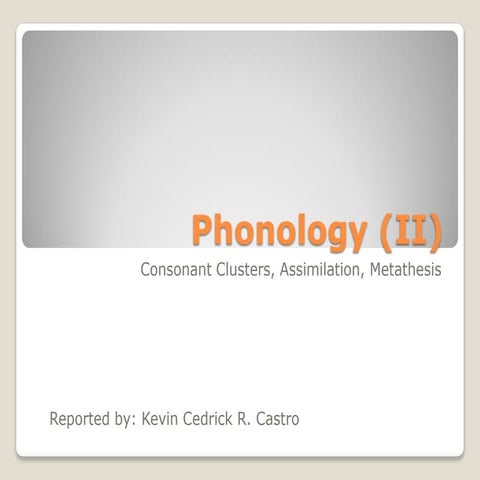Consonant blends-power-point | PPTX