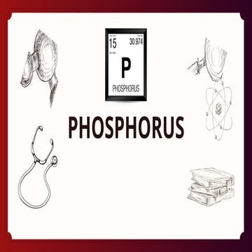 phosphorus poisoning PowerPoint presentation | PPTX