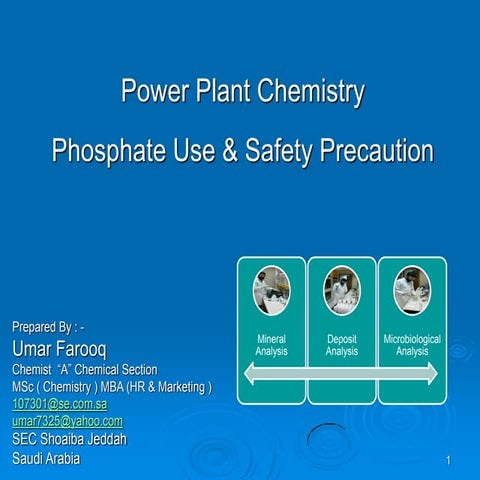 Phosphate handling & safety precaution | PDF