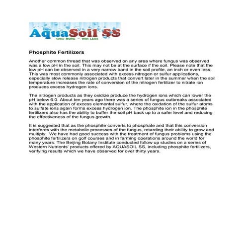 Salt Index - Liquid vs Granular Fertilizer | PDF