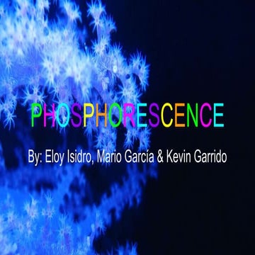Phosphorescence | PPTX