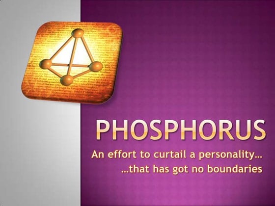 Phosphorus Ppt