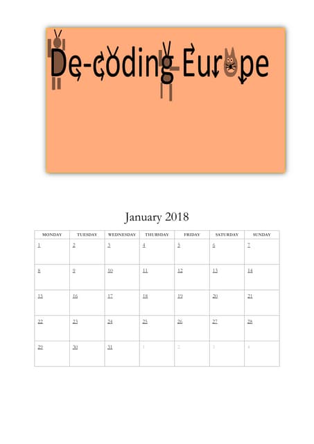 Kalendar tahunan 2017 2018 | PDF