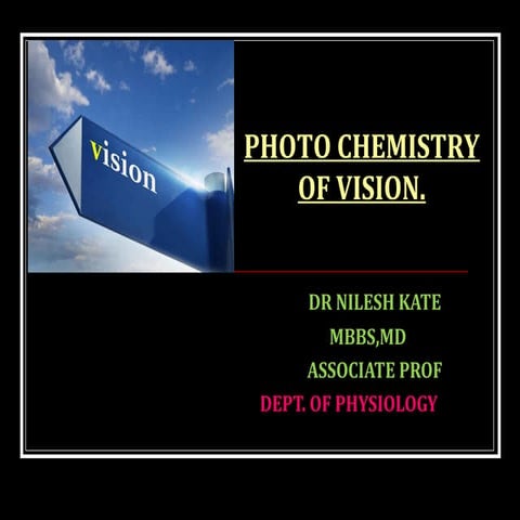 PHOTOCHEMISTRY OF VISION | PPT