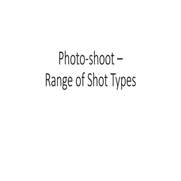 Magazine shot list | DOCX