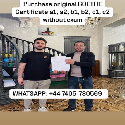 Buy B1 GOETHE German language certificate | PDF