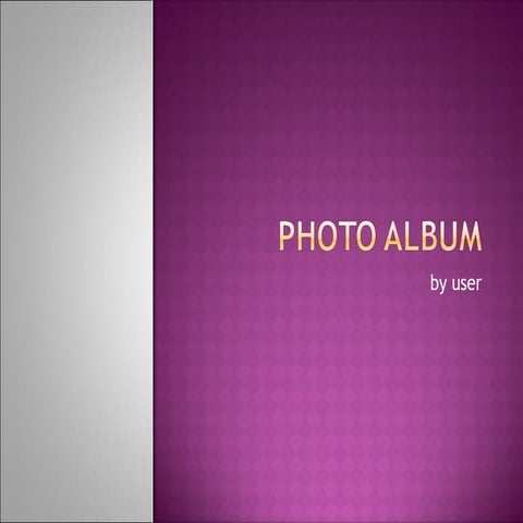 Photo album | PPT