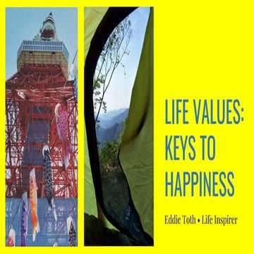 LIFE VALUES: KEYS TO HAPPINESS | PPT