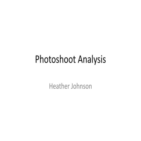 Photoshoot image evaluation | PPTX