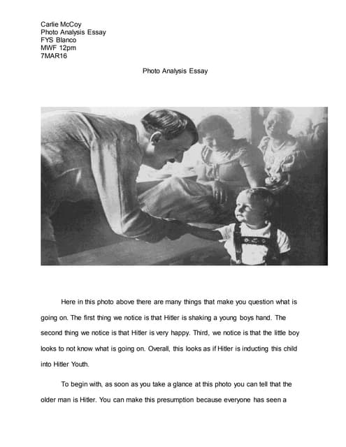 Individual photo analysis | PDF