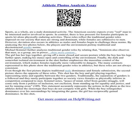 Example Of A Photo Essay | PDF