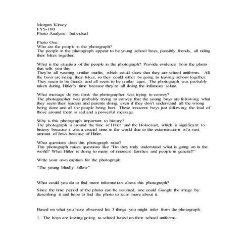 Picture analysis questions and answers | DOCX