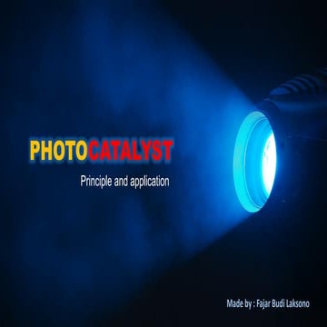 Photocatalyst Principle and Application | PDF