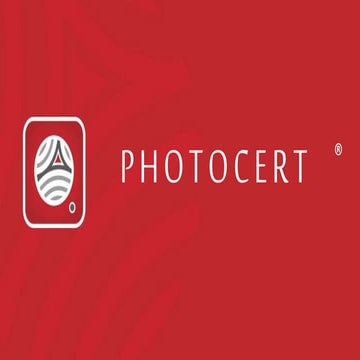 Startup InsurTech Award - Photocert | PPT