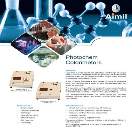 Photochem colorimeter manufacturers in India - Photochem Colorimeter ...