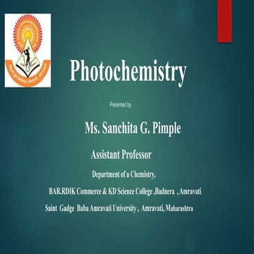 Photochemistry | PPTX