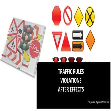 Photo collage presentation on traffic rules | PDF | Auto Safety ...