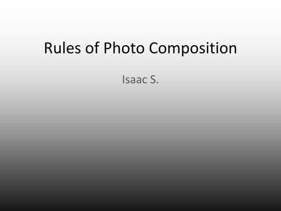 4 photo composition challenge! | PPTX | Photography | Arts and Crafts