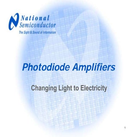 Photodiode amplifers | PDF