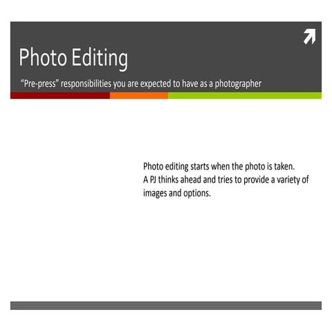 Photo Editing | PPTX