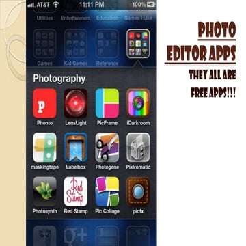 Photo Editor Apps | PPT