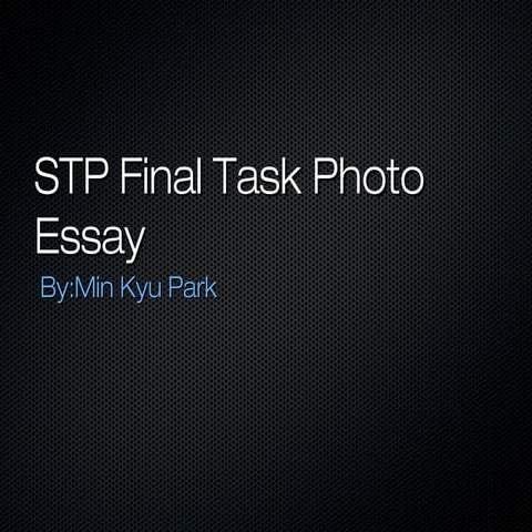 Photo essay | PPT