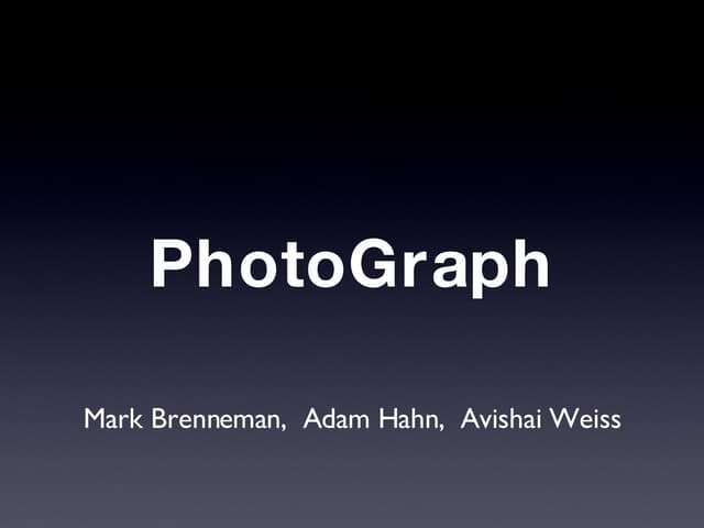 Photograph Stanford Facebook Class Ppt